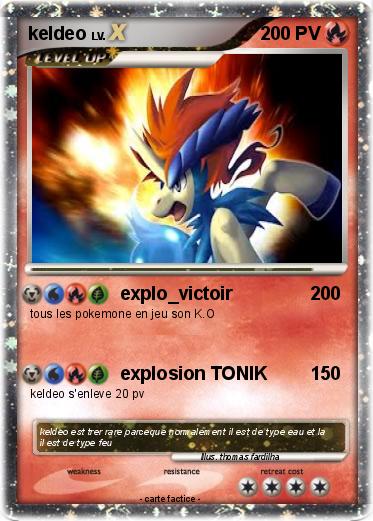 Pokémon keldeo 974 974 - explo_victoir - Ma carte Pokémon