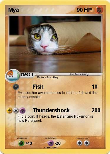 Pokémon Mya 70 70 - Fish - My Pokemon Card