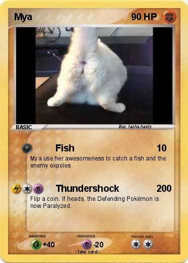 Pokémon Mya 72 72 - Fish - My Pokemon Card