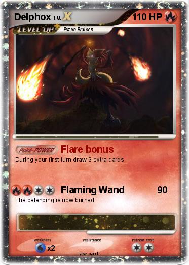 Pokémon Delphox 202 202 - Flare bonus - My Pokemon Card