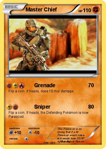 Pokémon Master Chief 1645 1645 - Grenade - My Pokemon Card