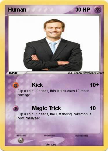 Pokémon Human 412 412 - Kick - My Pokemon Card