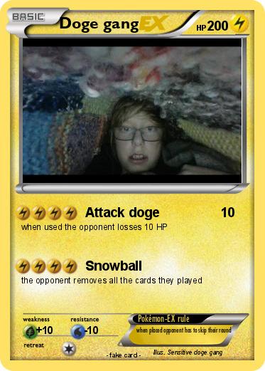 Pokémon Doge gang - Attack doge - My Pokemon Card