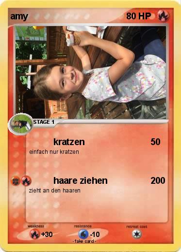 Pokémon amy 1034 1034 - kratzen - My Pokemon Card