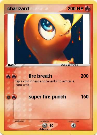 Pokémon charizard 7733 7733 - fire breath - My Pokemon Card