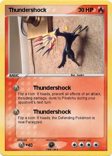 Pokémon Thundershock 141 141 - Thundershock - My Pokemon Card