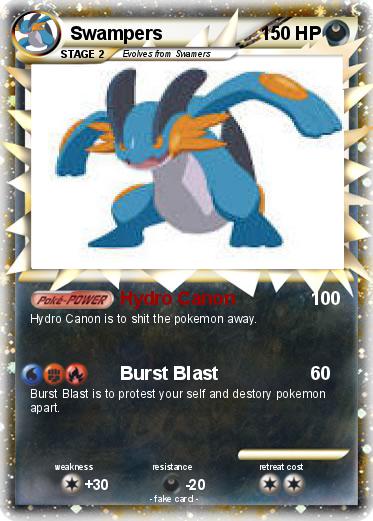 Pokémon Swampers - Hydro Canon - My Pokemon Card