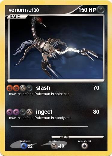 Pokémon venom 75 75 - slash - My Pokemon Card