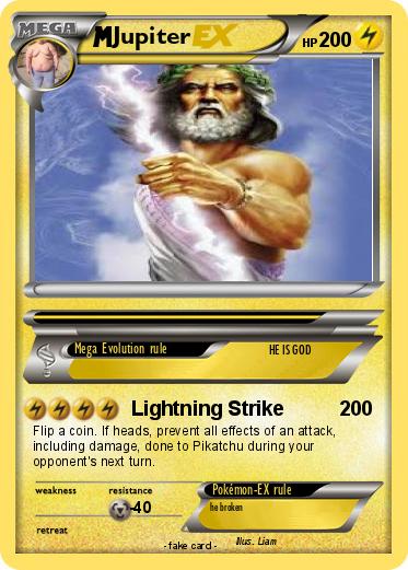 Pokémon Jupiter 179 179 - Lightning Strike - My Pokemon Card