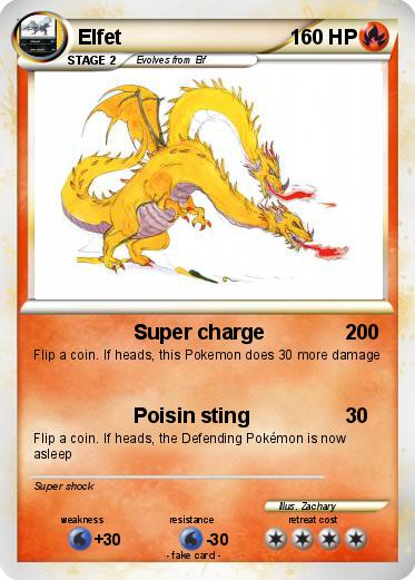 Pokémon Elfet - Super charge - My Pokemon Card