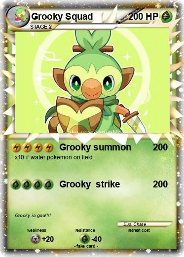 Pokémon Grooky Squad - Grooky summon - My Pokemon Card