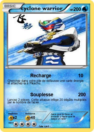 Pokémon cyclone warrior 2 2 - Recharge - My Pokemon Card