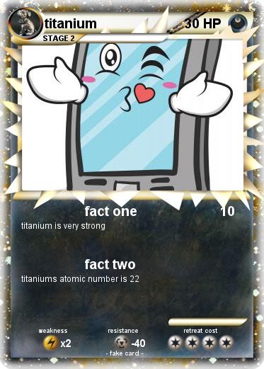 Pokémon titanium 115 115 - fact one - My Pokemon Card