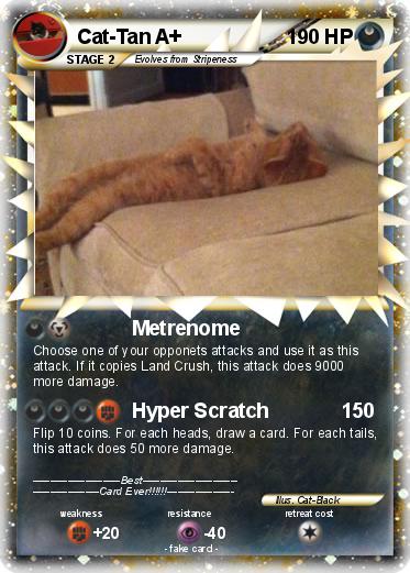 Pokémon Cat Tan A - Metrenome - My Pokemon Card