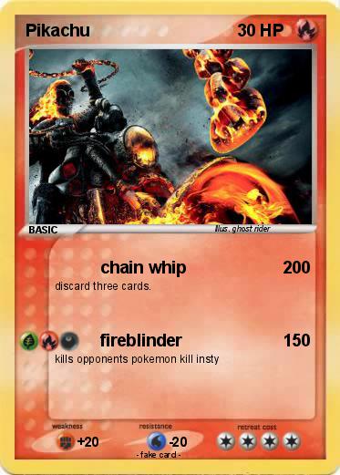 Pokémon Pikachu 11223 11223 - chain whip - My Pokemon Card