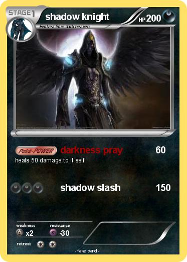 Pokémon shadow knight 23 23 - darkness pray - My Pokemon Card