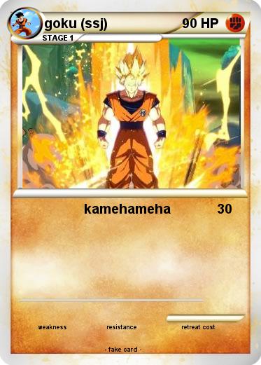 Pokémon goku ssj 867 867 - kamehameha - My Pokemon Card
