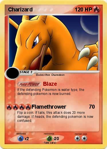 Pokémon Charizard 1190 1190 - Blaze - My Pokemon Card