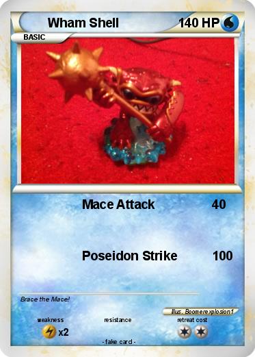 Pokémon Wham Shell 95 95 - Mace Attack - My Pokemon Card