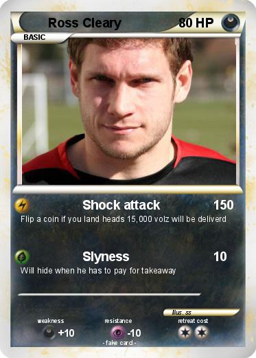 Pokémon Ross Cleary - Shock attack - My Pokemon Card