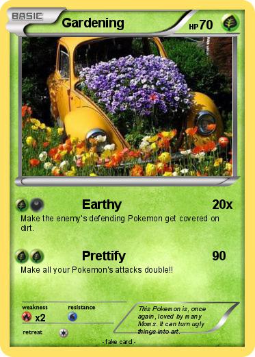 Pokémon Gardening - Earthy - My Pokemon Card