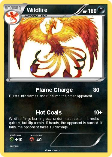 Pokémon Wildfire 36 36 - Flame Charge - My Pokemon Card