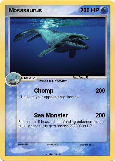 Pokémon Mosasaurus 11 11 - Chomp - My Pokemon Card