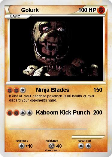 Pokémon Golurk 92 92 - Ninja Blades - My Pokemon Card