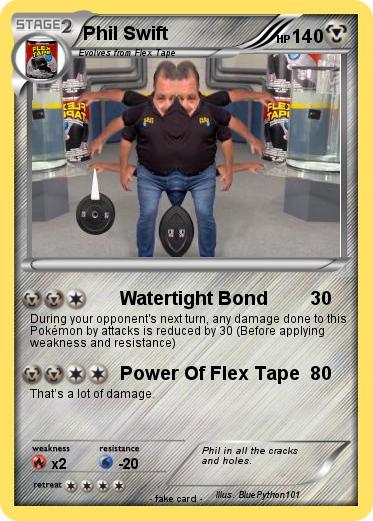 Pokémon Phil Swift 94 94 - Watertight Bond - My Pokemon Card