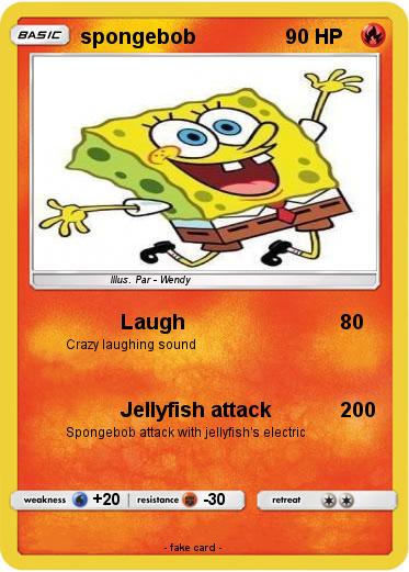 Pokémon spongebob 3536 3536 - Laugh - My Pokemon Card