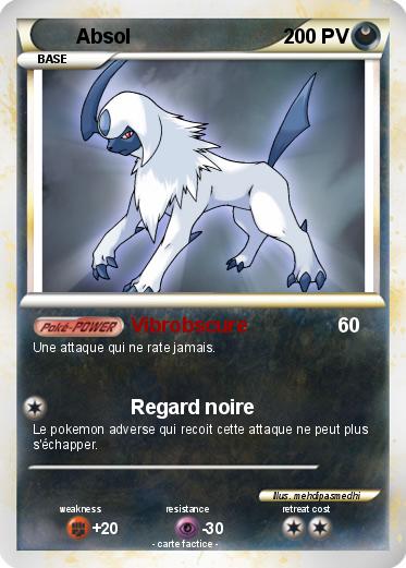Pokémon Absol 523 523 - Vibrobscure - Ma carte Pokémon