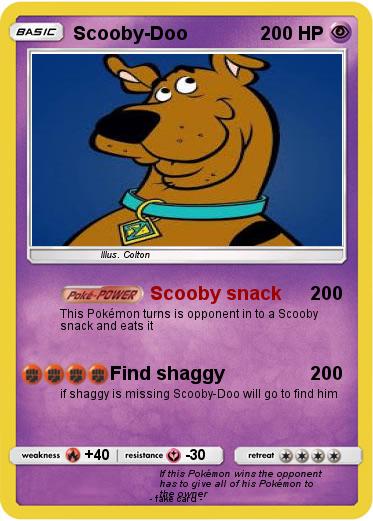 Pokémon Scooby Doo 199 199 - Scooby snack - My Pokemon Card