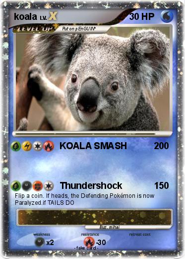 Pokémon koala 1757 1757 - KOALA SMASH - My Pokemon Card