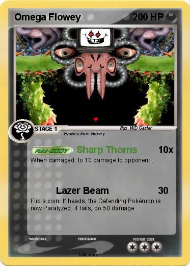 Pokémon Omega Flowey 139 139 - Sharp Thorns - My Pokemon Card