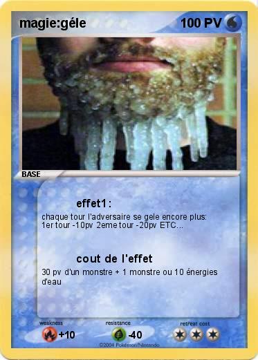 Pokémon magie gele - effet1: - Ma carte Pokémon
