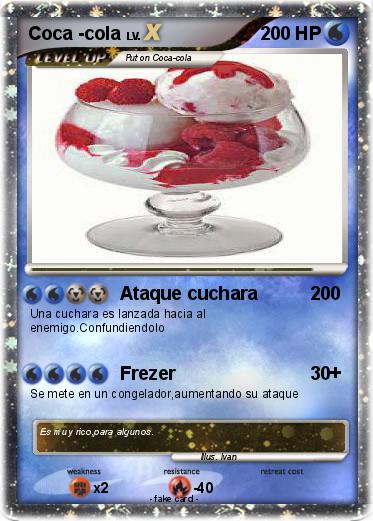 Pokémon Coca cola 224 224 - Ataque cuchara - My Pokemon Card