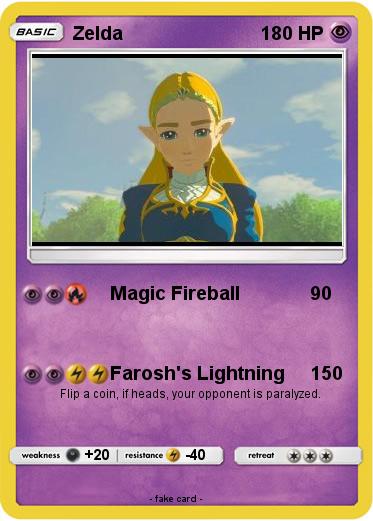Pokémon Zelda 653 653 - Magic Fireball - My Pokemon Card