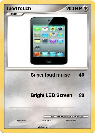 Pokémon Ipod touch 28 28 - Super loud muisc - My Pokemon Card
