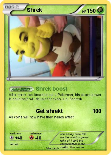 Pokémon Shrek 871 871 - Shrek boost - My Pokemon Card