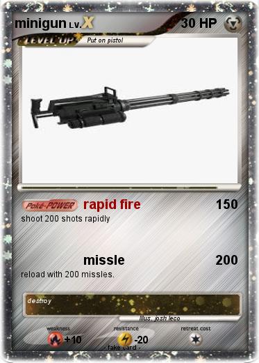Pokémon minigun 85 85 - rapid fire - My Pokemon Card