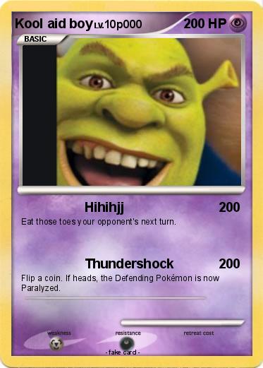 Pokémon Kool aid boy - Hihihjj - My Pokemon Card