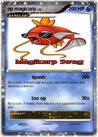 Pokémon op magicarp - spash - My Pokemon Card