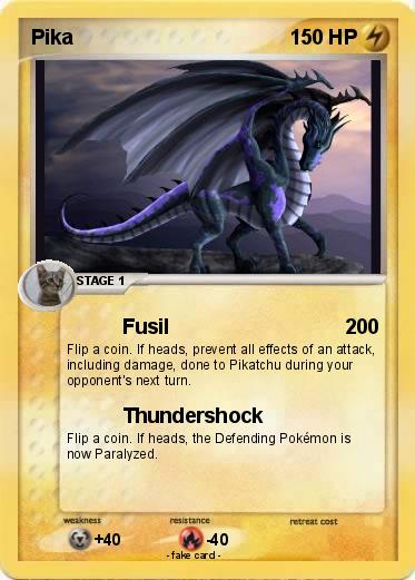 Pokémon Pika 867 867 - Fusil - My Pokemon Card