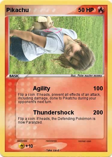 Pokémon Pikachu 19455 19455 - Agility - My Pokemon Card