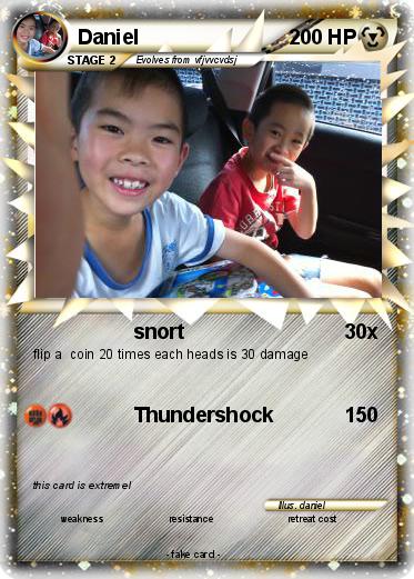 Pokémon Daniel 628 628 - snort - My Pokemon Card