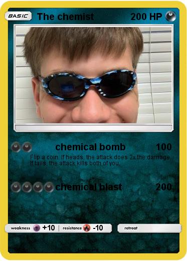 Pokémon The chemist - chemical bomb - My Pokemon Card