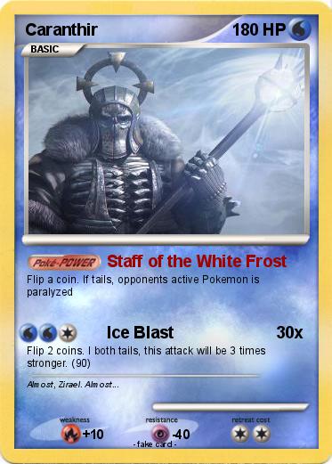 Pokémon Caranthir - Staff of the White Frost - My Pokemon Card