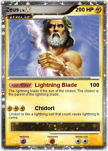 Pokémon Zeus 1678 1678 - Lightning Blade - My Pokemon Card