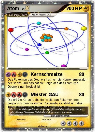 Pokémon Atom 16 16 - Kernschmelze - My Pokemon Card