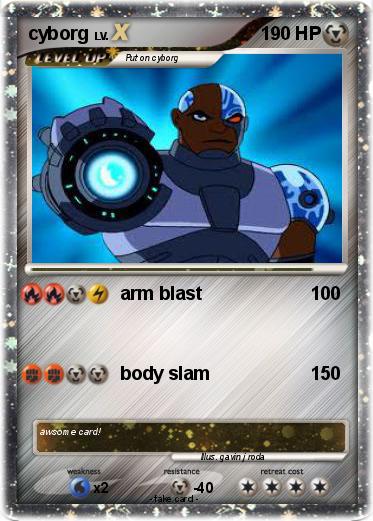 Pokémon cyborg 99 99 - arm blast - My Pokemon Card